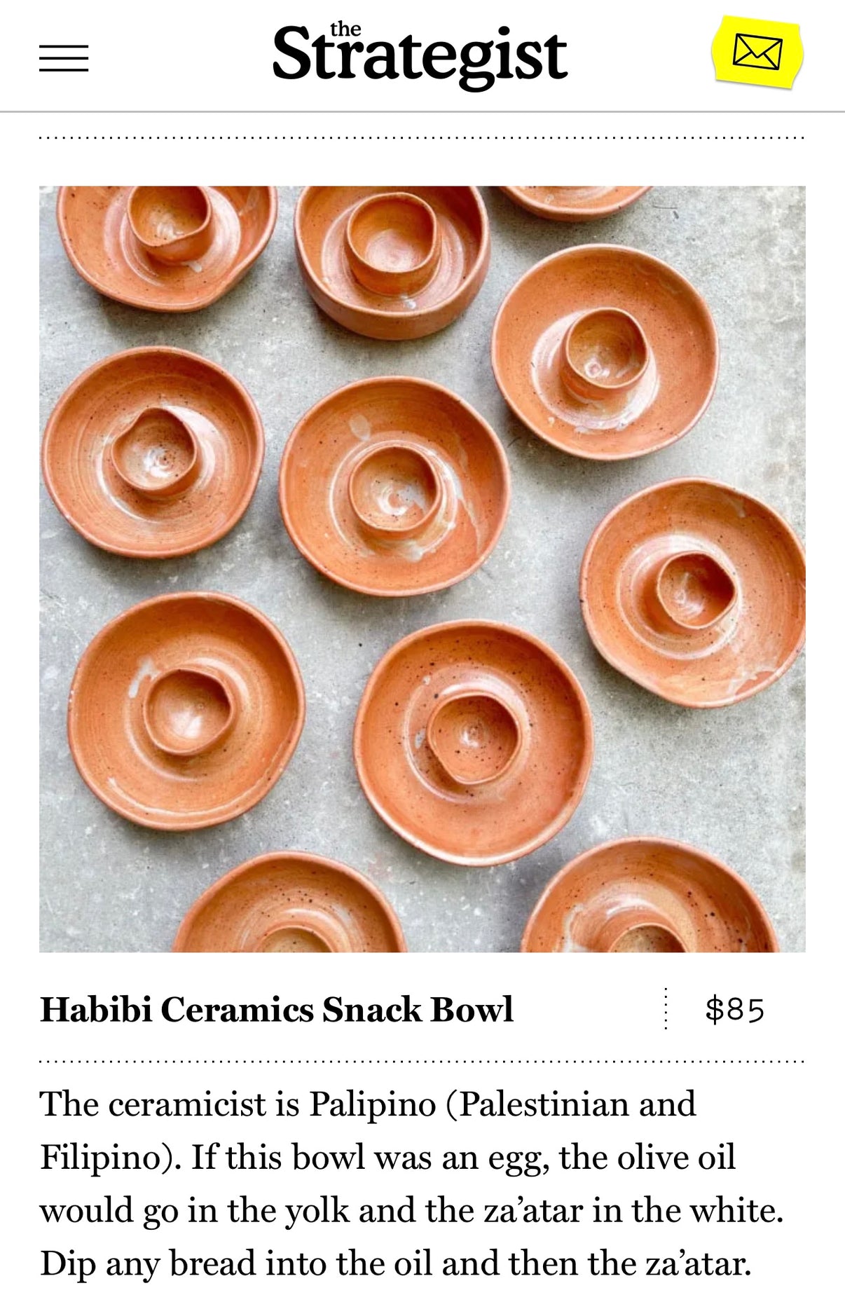 Habibi mini snack bowl – Habibi Ceramics